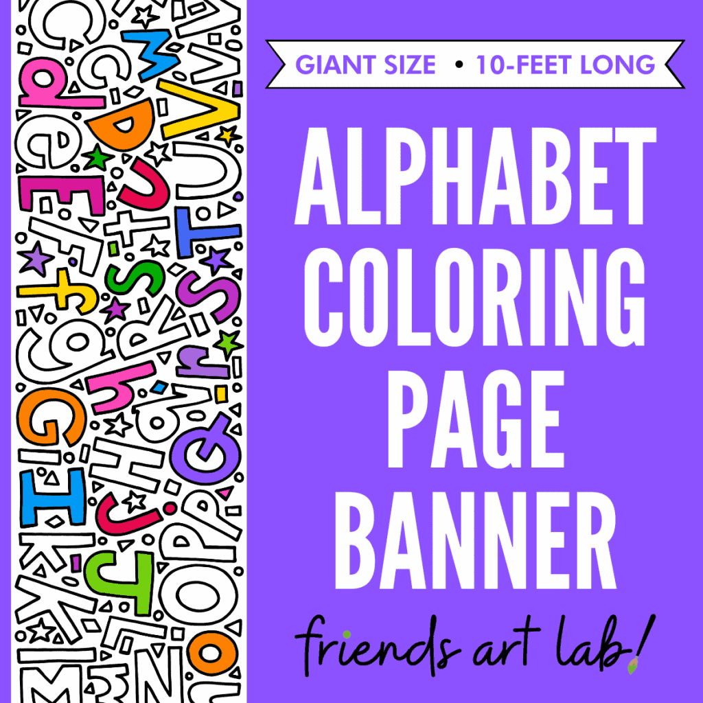 GIANT Coloring Banners Archives - Friends Art Lab