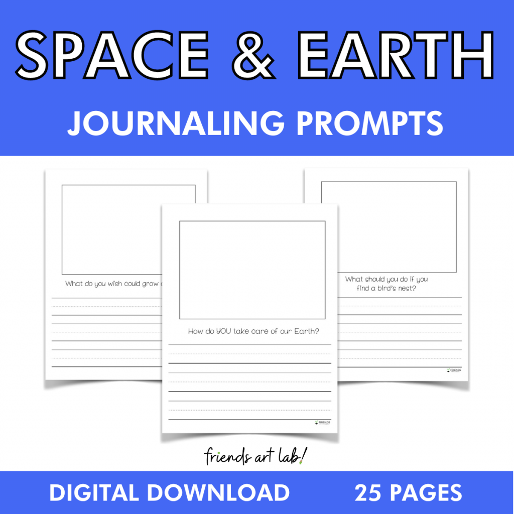 COMPLETE Set of Journaling Prompts for Kids - Friends Art Lab