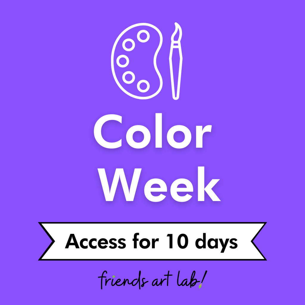 Virtual Preschool - Color Week - Friends Art Lab