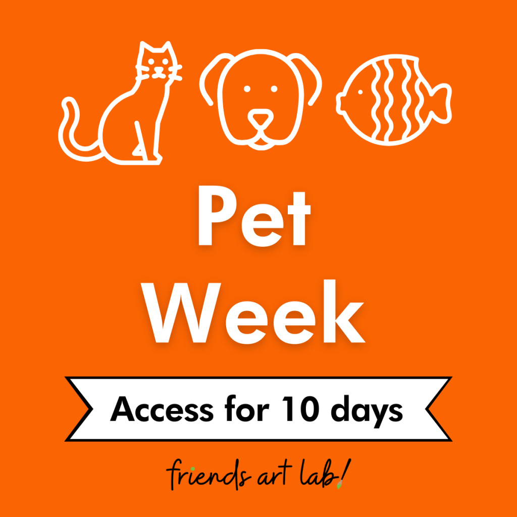 Virtual Preschool - Pet Week - Friends Art Lab