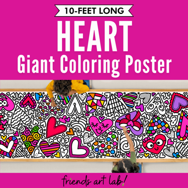 Giant Coloring Posters - Friends Art Lab