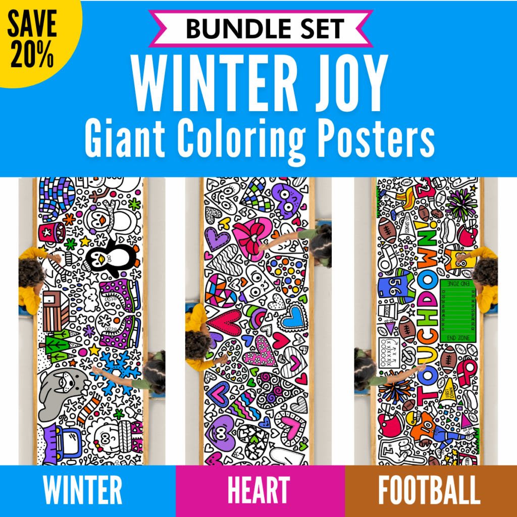 Giant Coloring Posters - Friends Art Lab