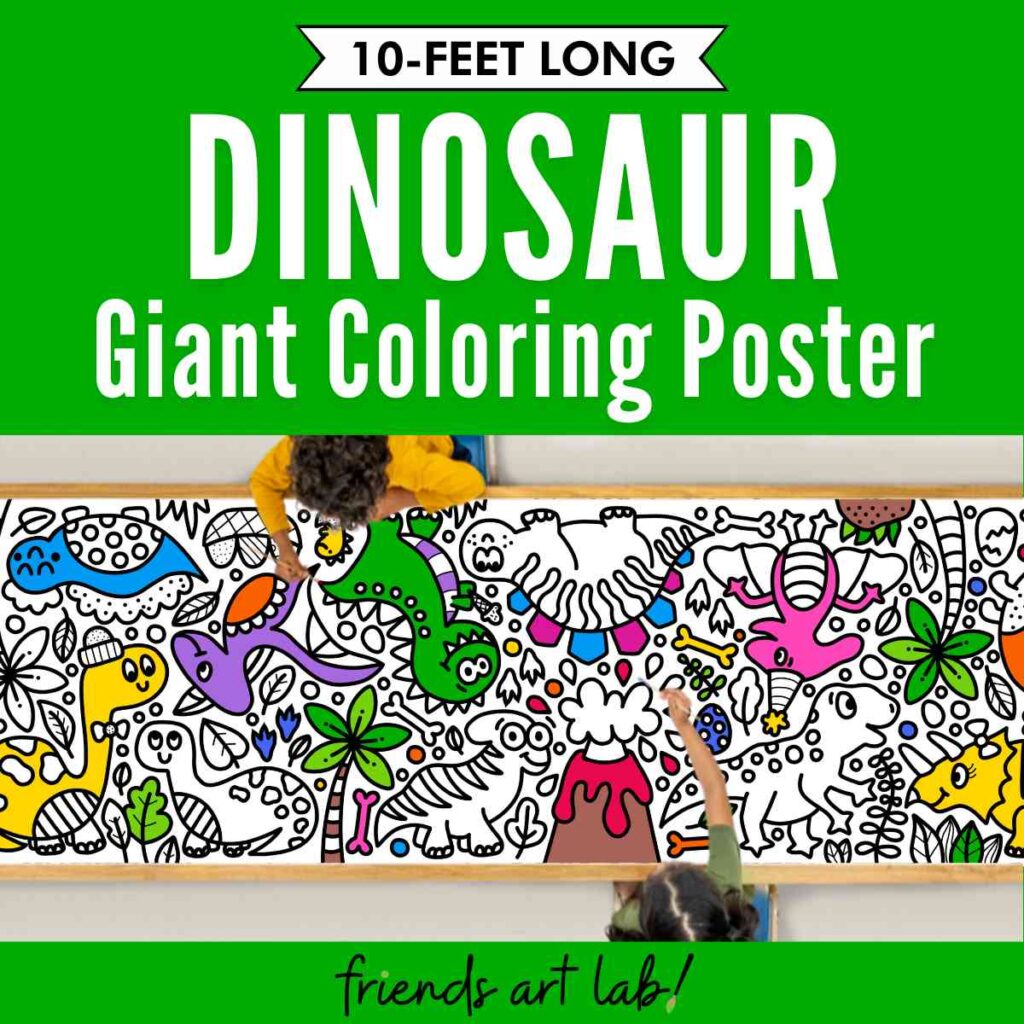 Giant Coloring Posters - Friends Art Lab