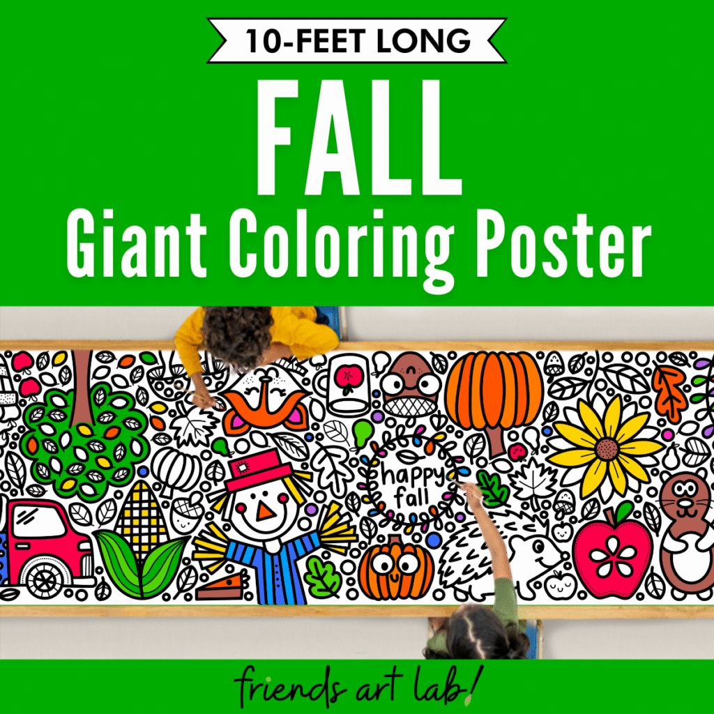 Giant Coloring Posters - Friends Art Lab